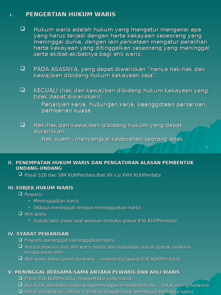 Hukum Waris | PDF | Politik | Hukum