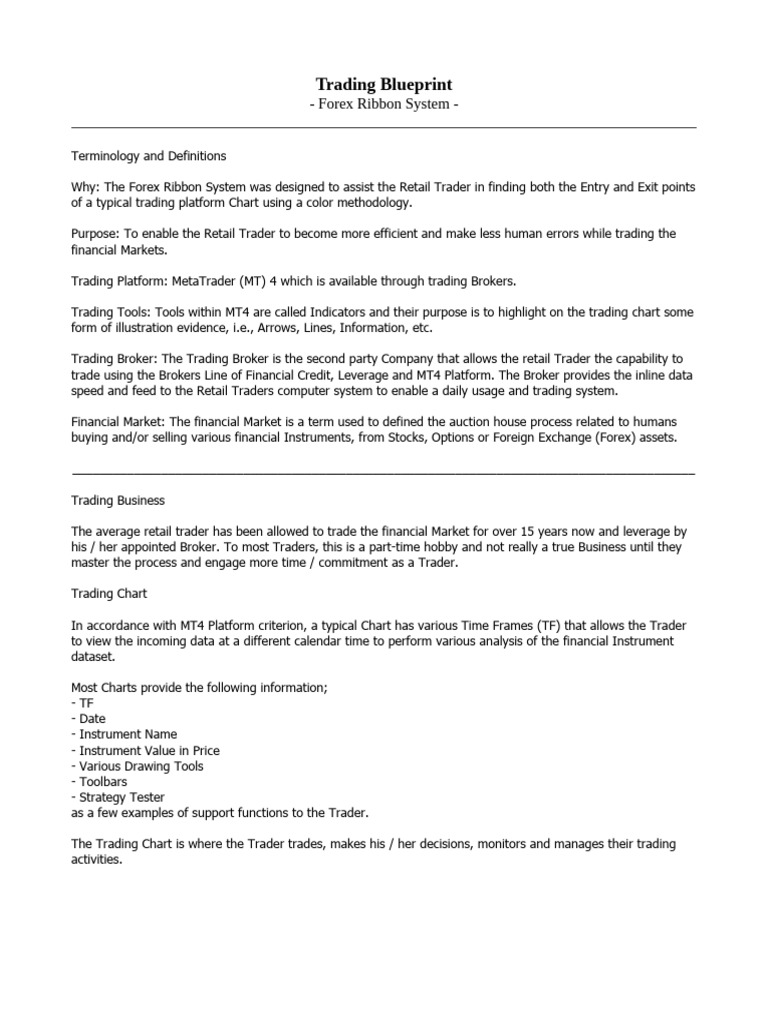Forex Ribbon Trading System Guide | PDF | Foreign Exchange Market ...