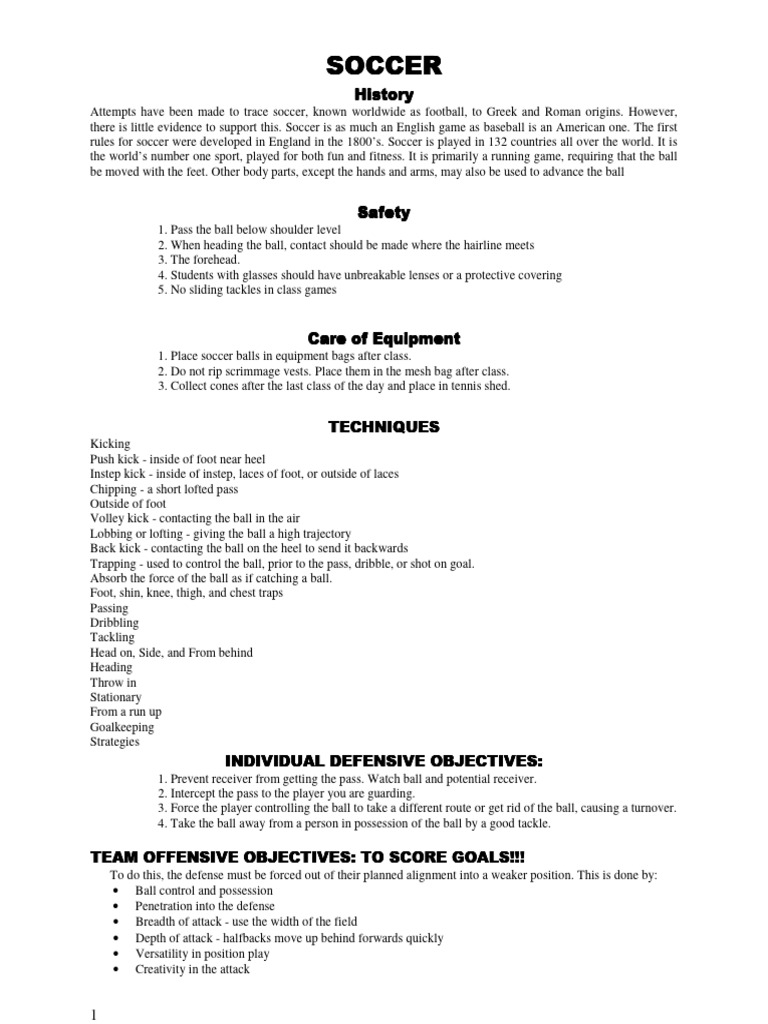 Soccer | PDF | Football Codes | Ball Games