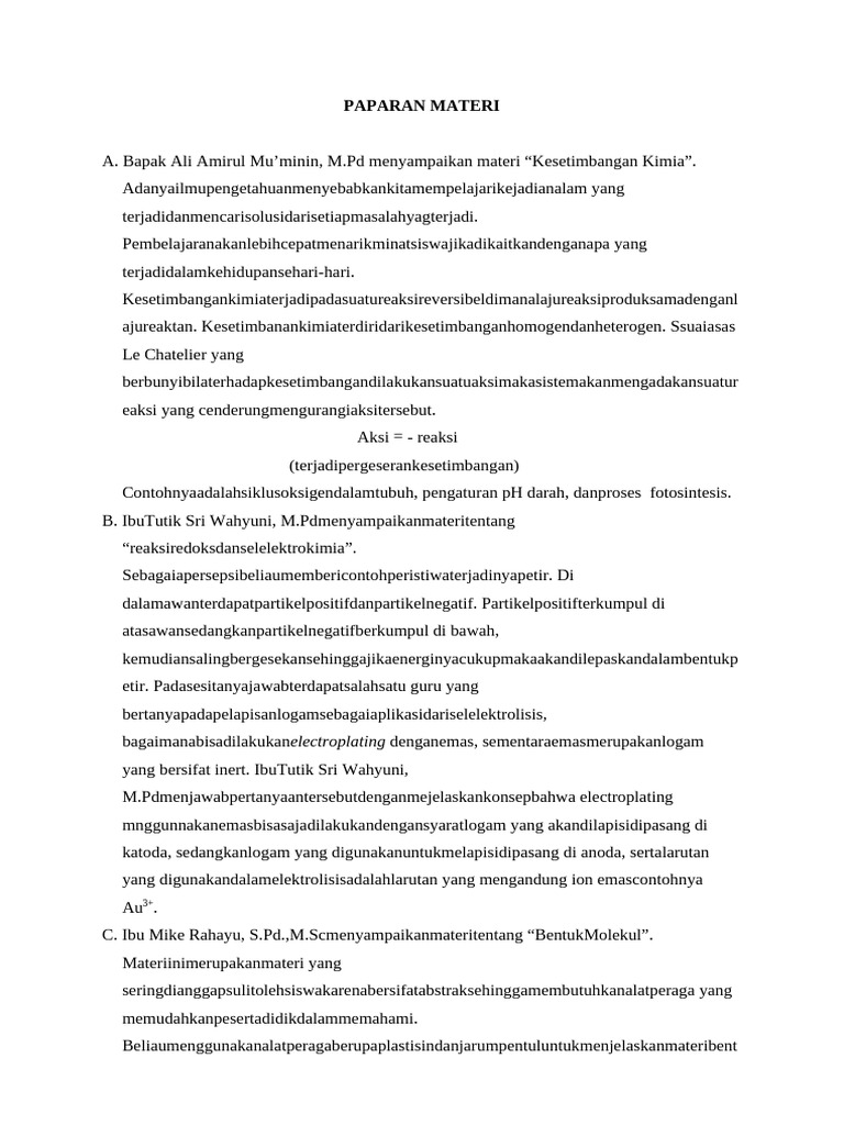 Materi Kegiatan | PDF | Kesehatan Holistik