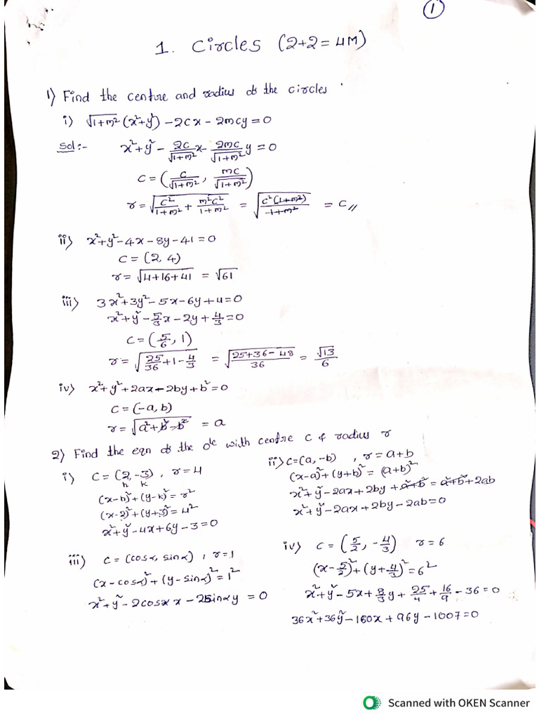 MATHS 2 (B) VSAQ's Imp | PDF