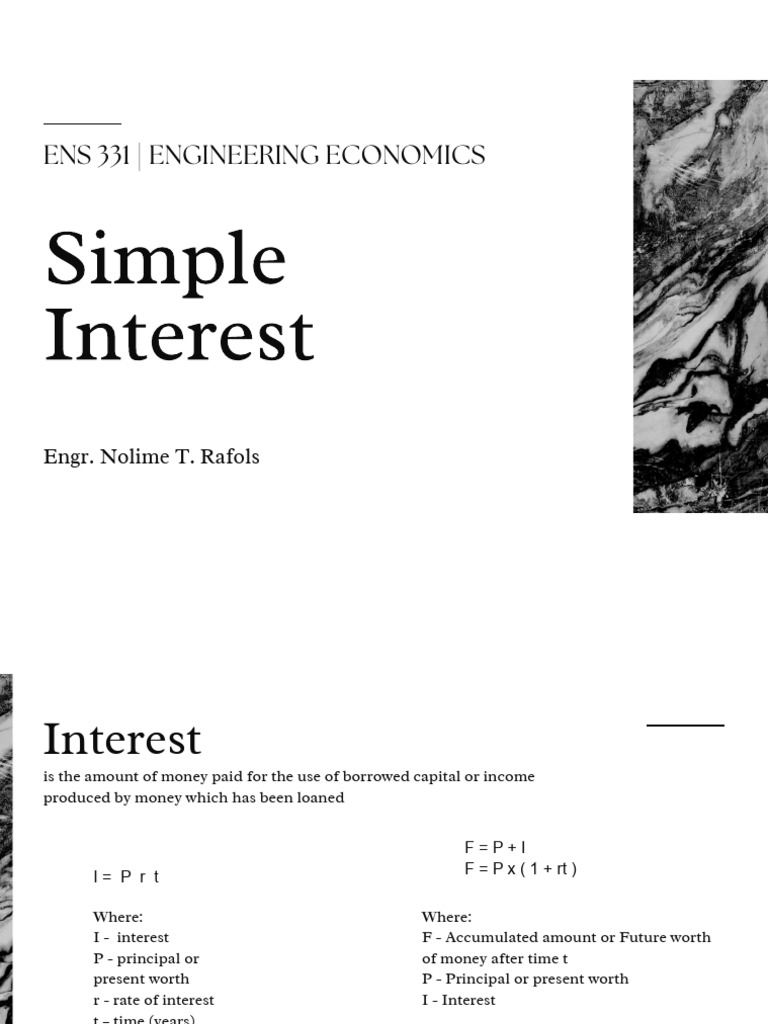 Simple Interest | PDF | Interest | Loans