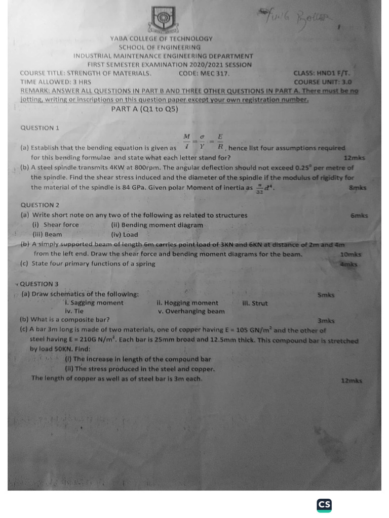 HND 1 Ist Semester 20-21 | PDF