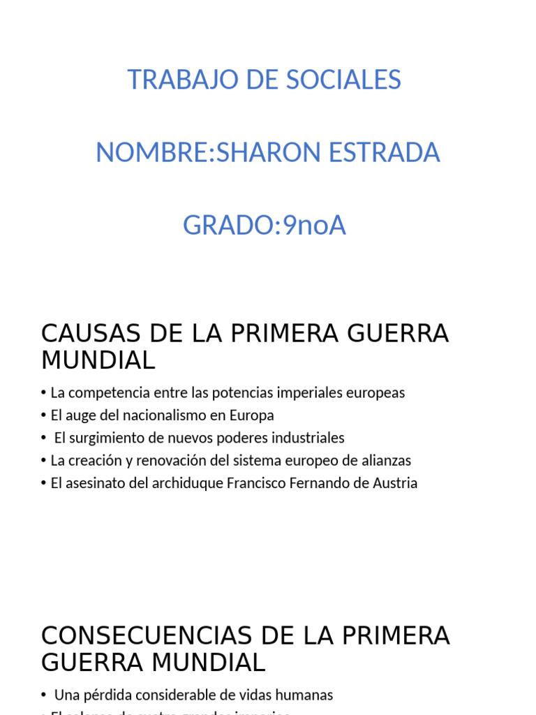 Sharon Estrada Trabajo de Sociales | PDF