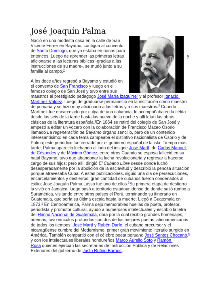 José Joaquín Palma | PDF