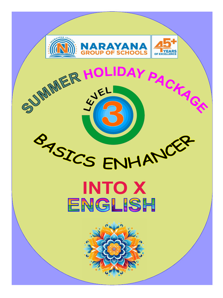 Ap - X Class - English - Holiday Homework - Level 3 - 20240506 - 075902 ...