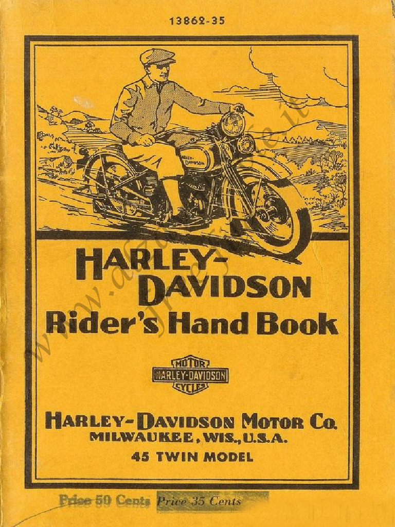 HD 1935 Riders Hand Book | PDF
