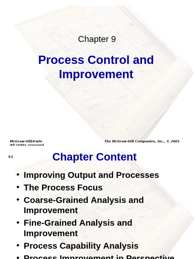Chap009 Process Control and Improvement | PDF | Standard Deviation