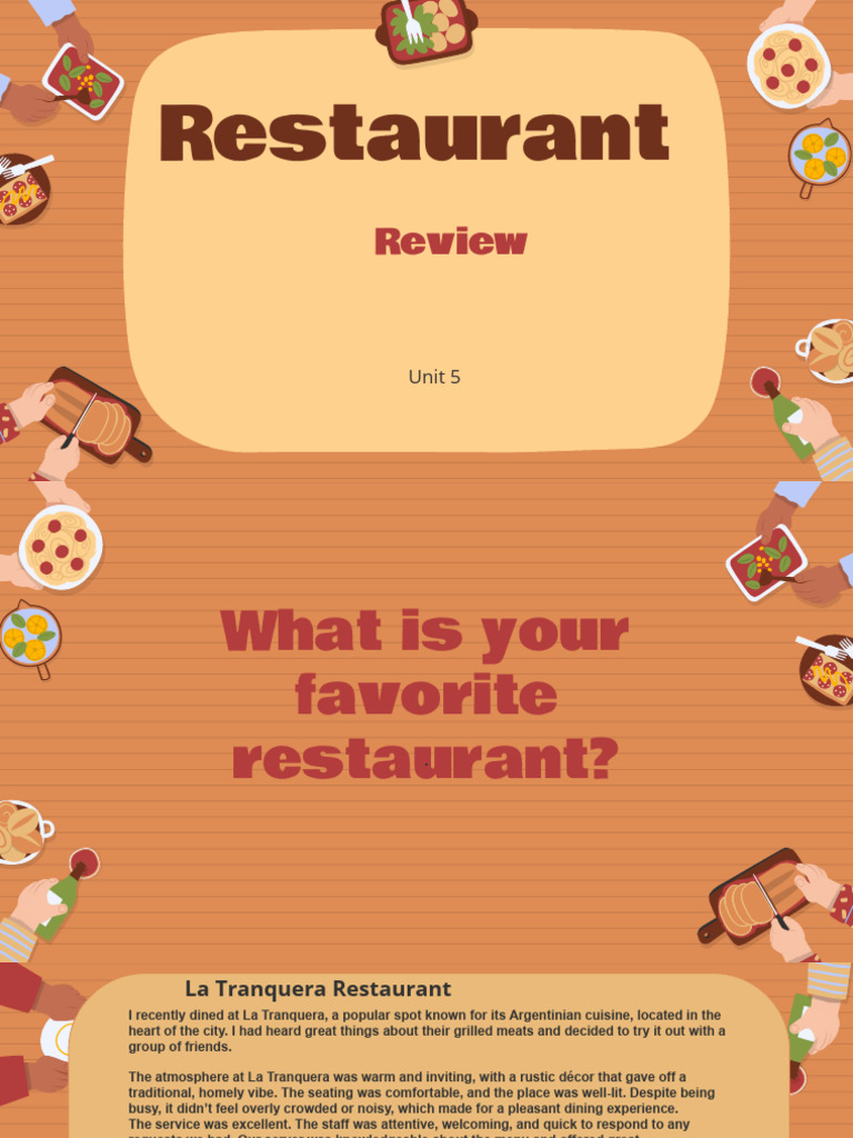 UPB - Restaurant Review | PDF | Restaurants | Beef
