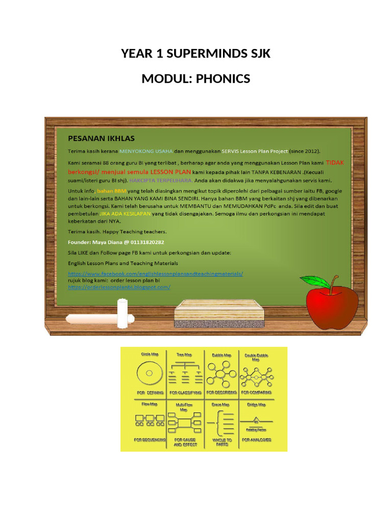 YEAR 1 Phonics | PDF | Phonics | Lesson Plan