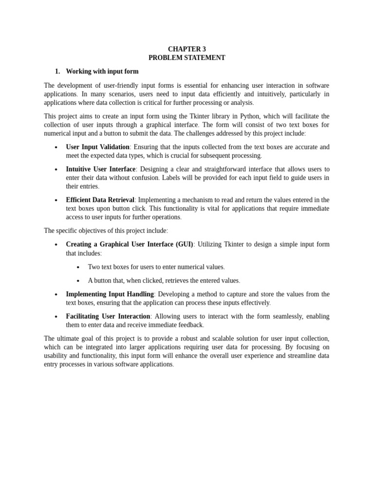 2.problem Statement | PDF | Usability | Graphical User Interfaces