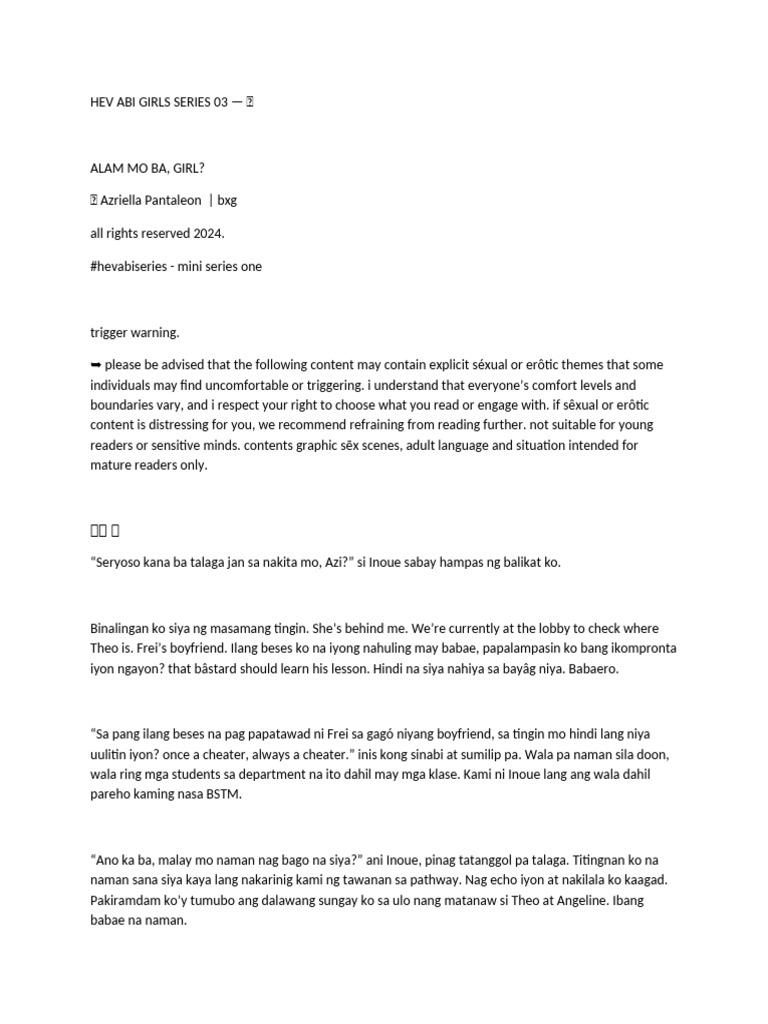 Hev Abi Girls 3 | PDF