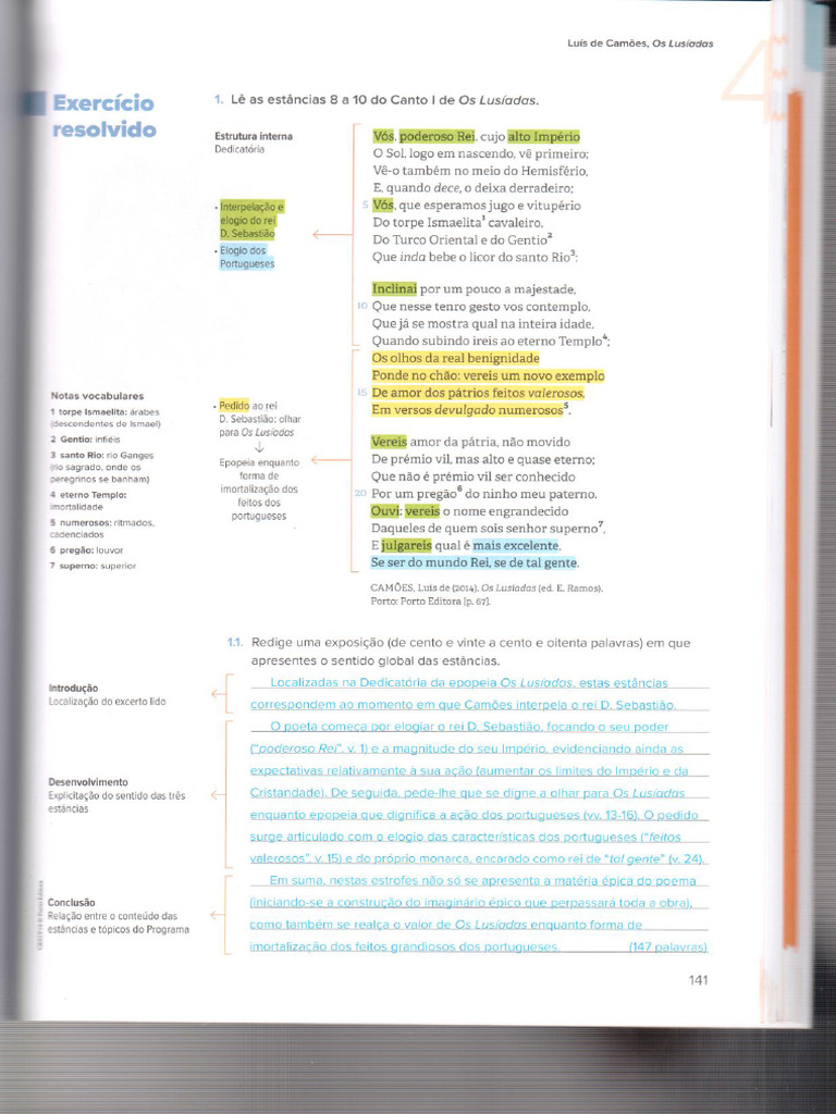 Exemplo de Texto Expositivo Com Base Na Dedicatória | PDF