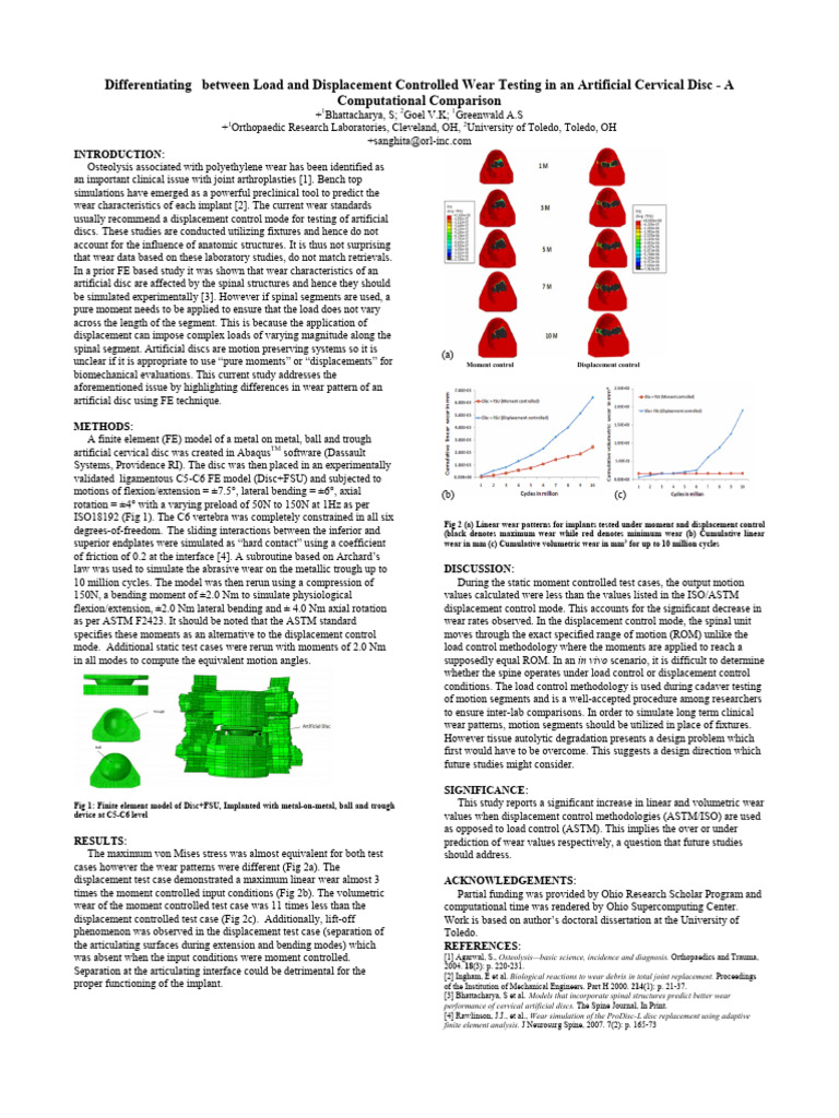 Differentiating Between Load and Displacement Controlled Wear Testing ...