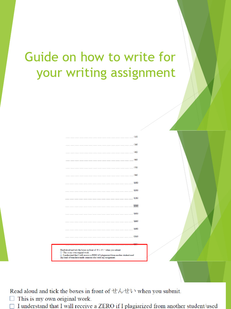 Guide On How To Write-4 | PDF