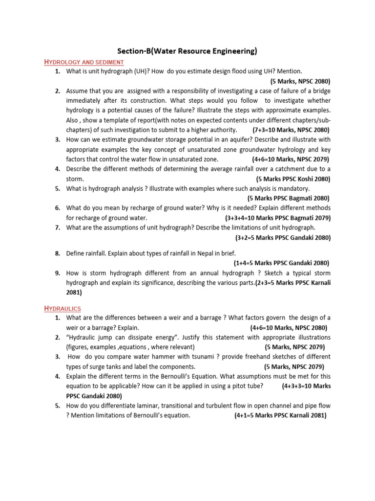 Water Resource Engineering | PDF | Hydrology | Groundwater