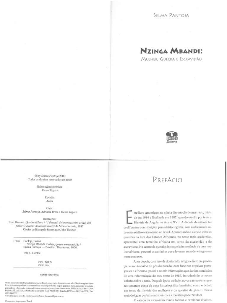 NZINGA Mulher Guerra e Escravidao | PDF