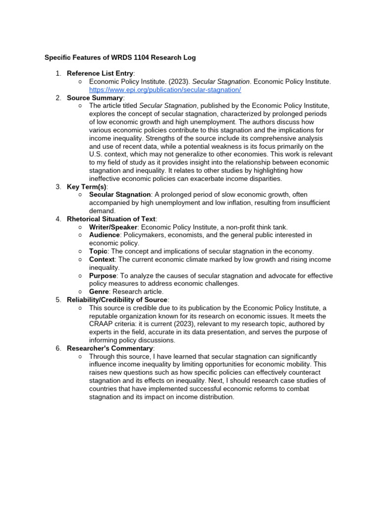 Understanding Secular Stagnation Effects | PDF | Economic Stagnation ...