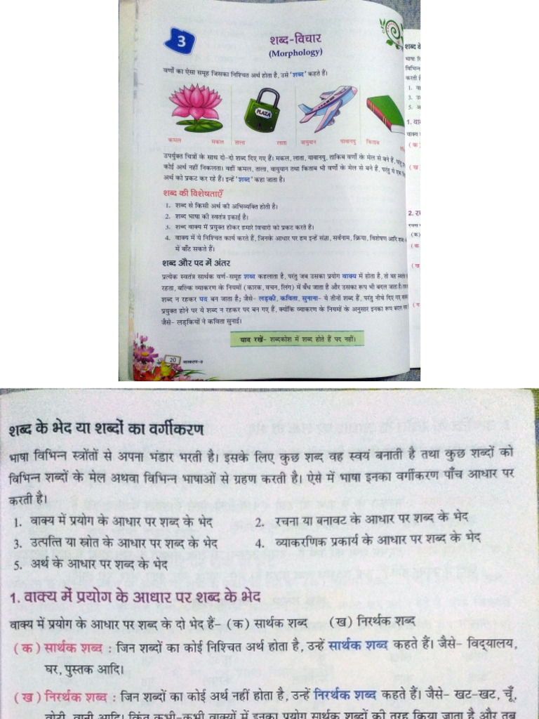Hindi Grammar Class 8 Chapter 3 | PDF