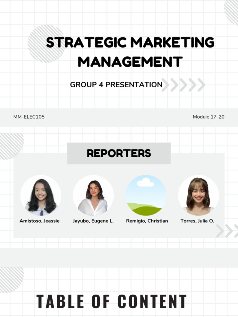 Group 4 Reporter 5 PPT Presentation | PDF | Value Chain | Business Economics