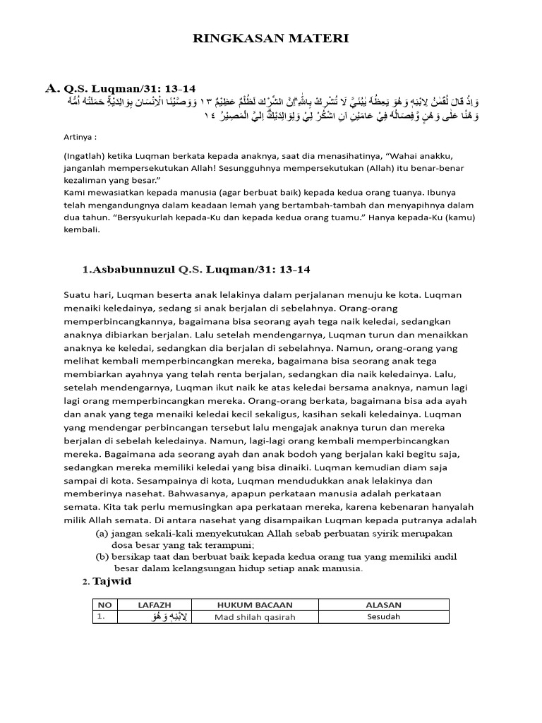 Kewajiban Beribadah Dan Bersyukur Kepada Allah Serta Berbuat Baik ...