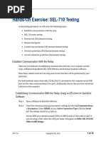 SEL Client Exercise: Hands-On RTAC Session | PDF | Online And Offline | Password
