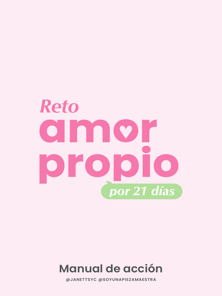21 Días de Amor Propio: Reto Transformador | PDF | Amor | Oración