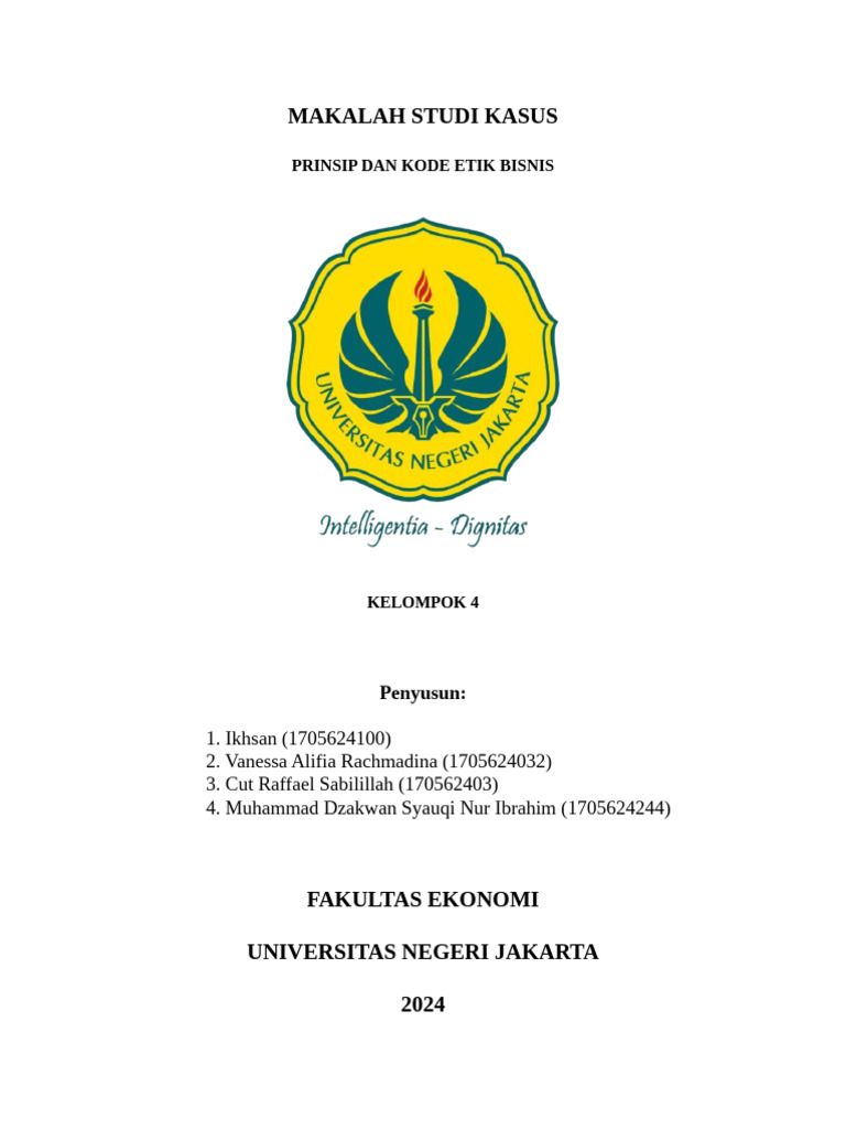 MAKALAH STUDI KASUS Cut Raffael Sabilillah | PDF