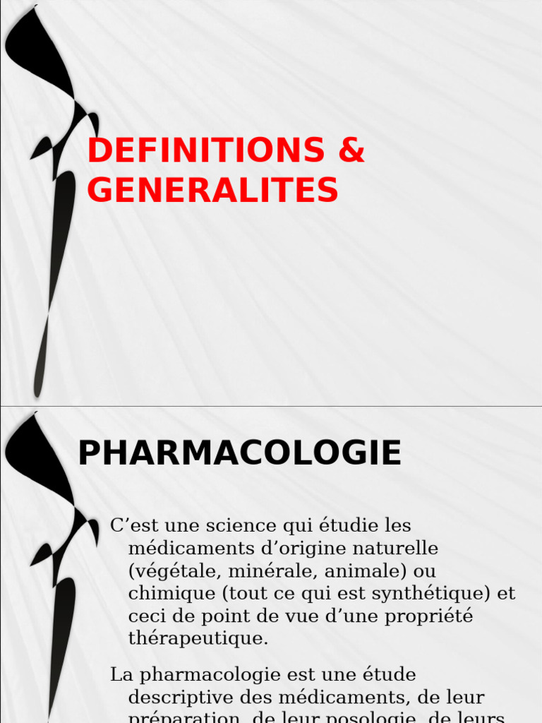 Pharmaco Logie | PDF | Médicaments | Pharmacologie