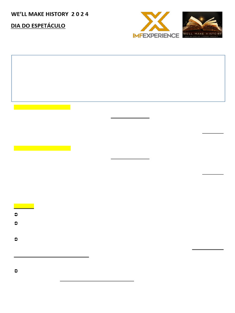 Circular DIA DO ESPETÃ CULO | PDF | Escolas