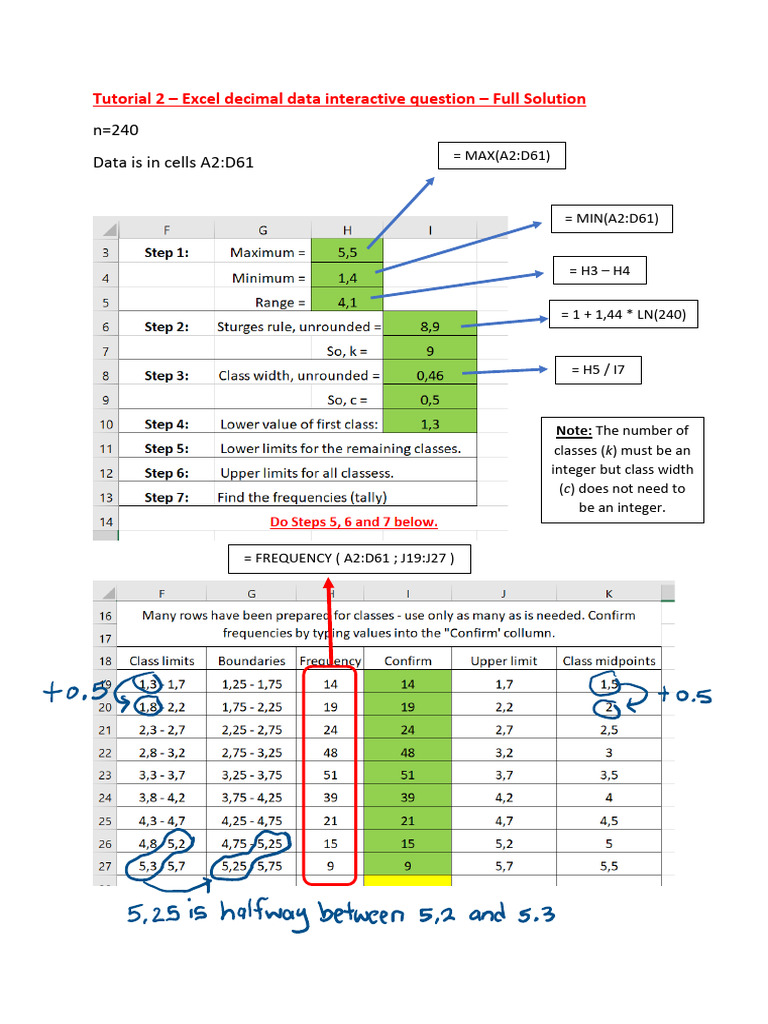 Tutorial 2 - Excel Demical Data Solutions | PDF