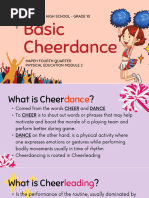 Elements of Cheerdance Explained | PDF | Cheerleading | Performing Arts