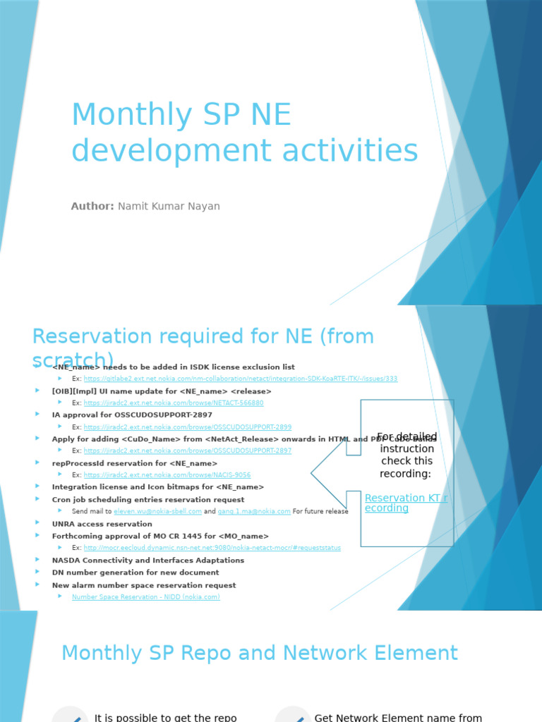 Monthly SP Development Activities | PDF | Computer File | Software Engineering