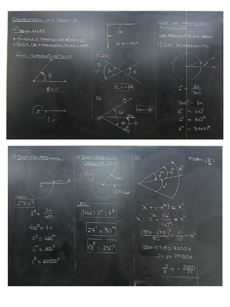 Sistema de Medicion Angular Clase | PDF
