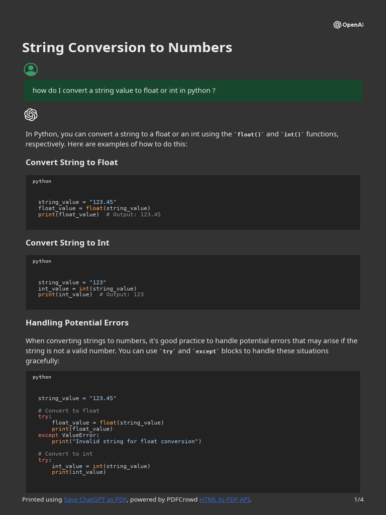 String Conversion To Numbers | PDF | Integer (Computer Science ... String Conversion To Numbers | PDF | Integer (Computer Science ...