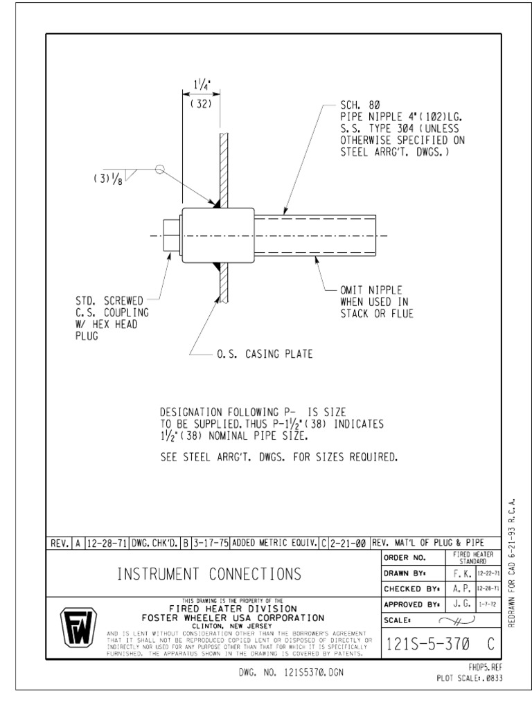 121s-5-370 C Instrument Connections | PDF