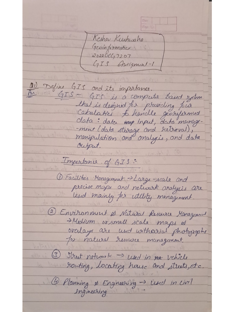 GIS Assignment | PDF