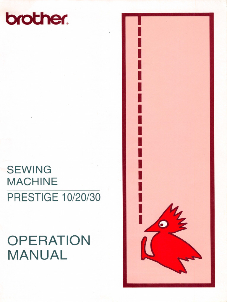 Brother Prestige 20 Sewing Machine | PDF