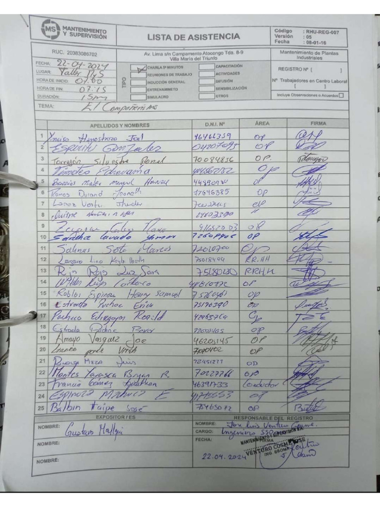 Charla 1 Gustavo Mallqui | PDF