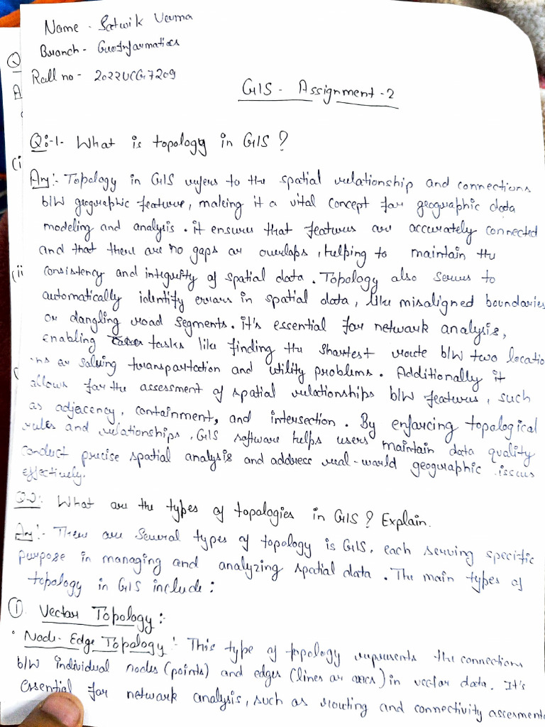 Gis Assignment | PDF | Geographic Data And Information