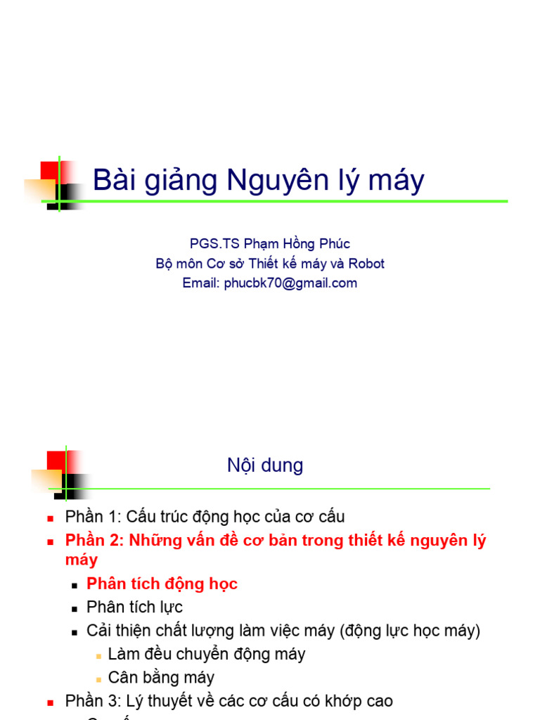 Bài 2 Phan Tich Dong Hoc V2 | PDF