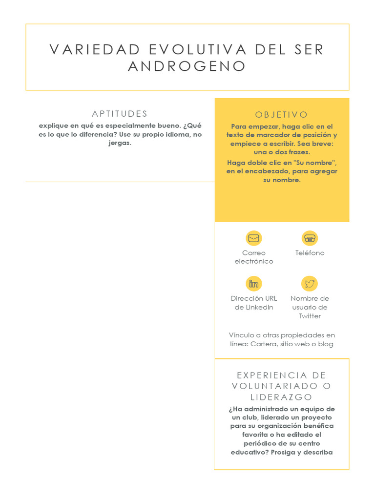 Variedad Evolutiva Del Ser Androgeno | PDF | Informática | Sitios web