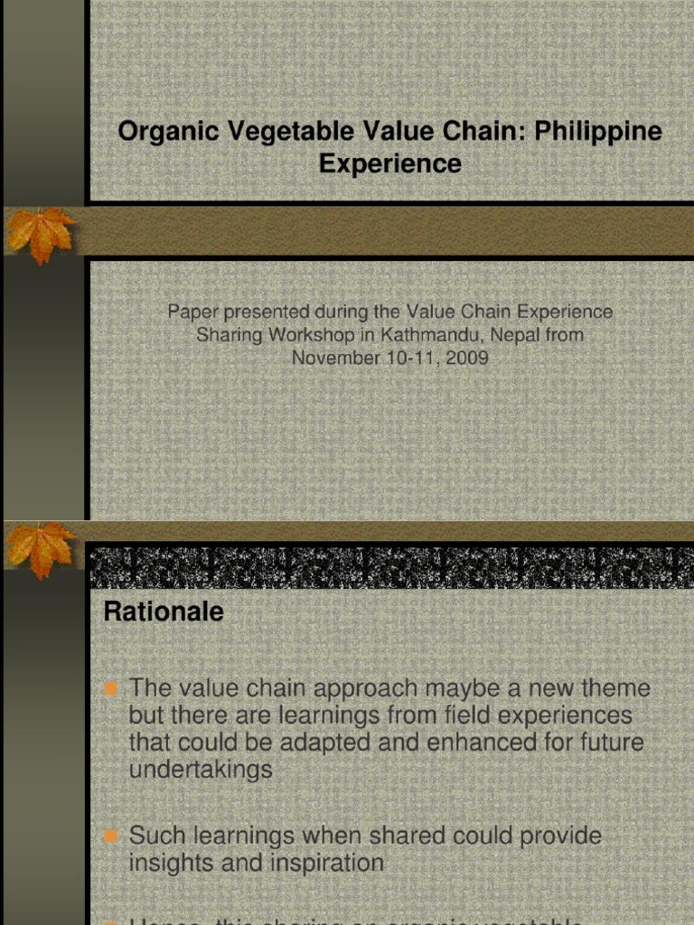 Guide For Value Chain | PDF