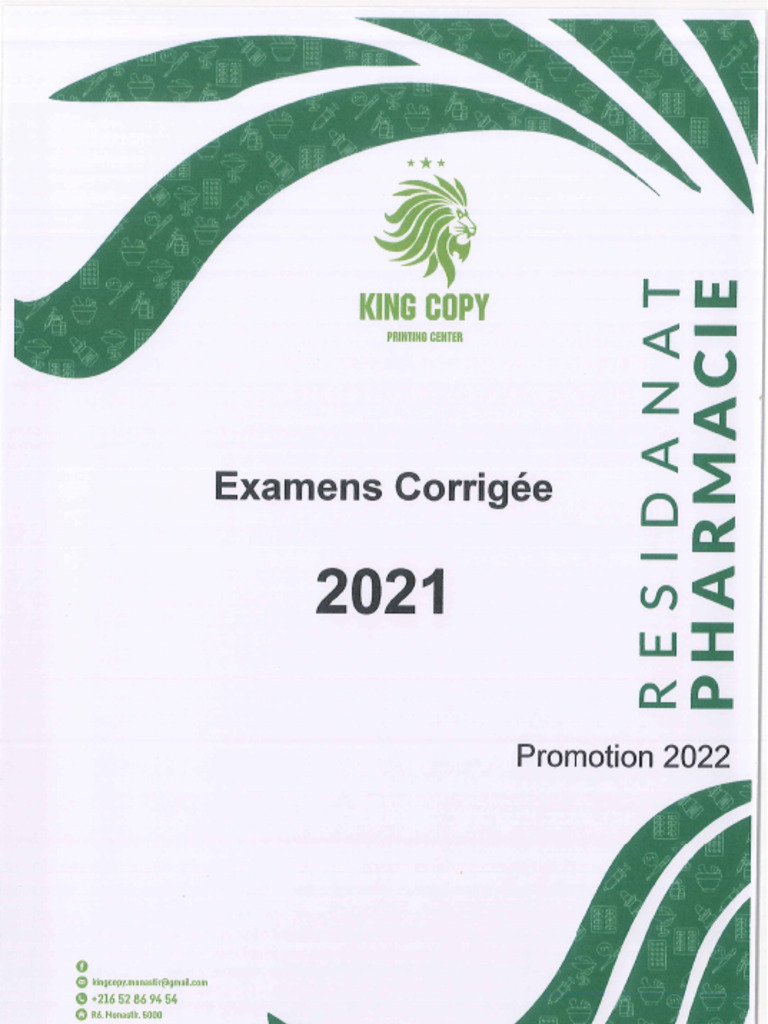 Examens 2021 Corrigee | PDF