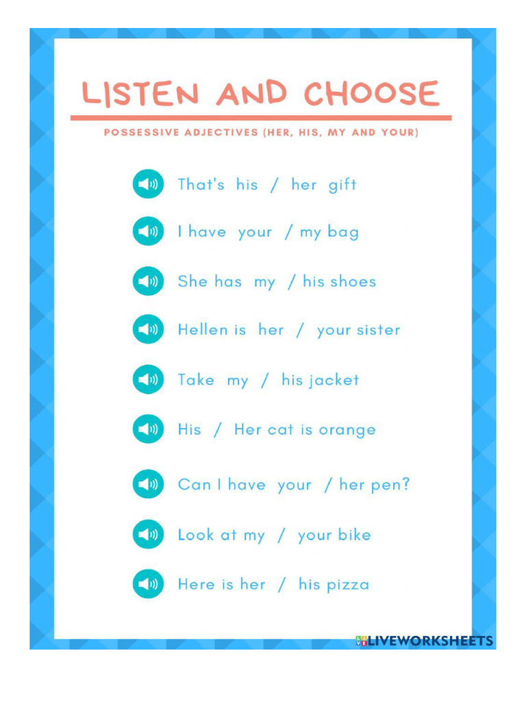 Welcome 1 Worksheet 1 | PDF
