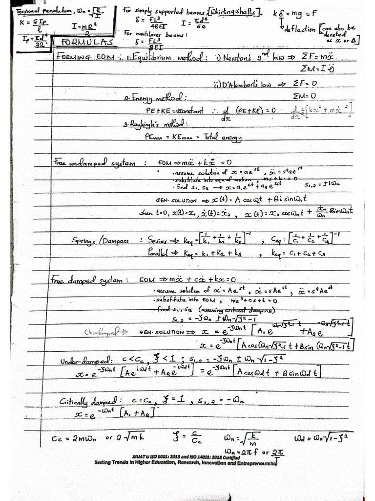 Formulas | PDF