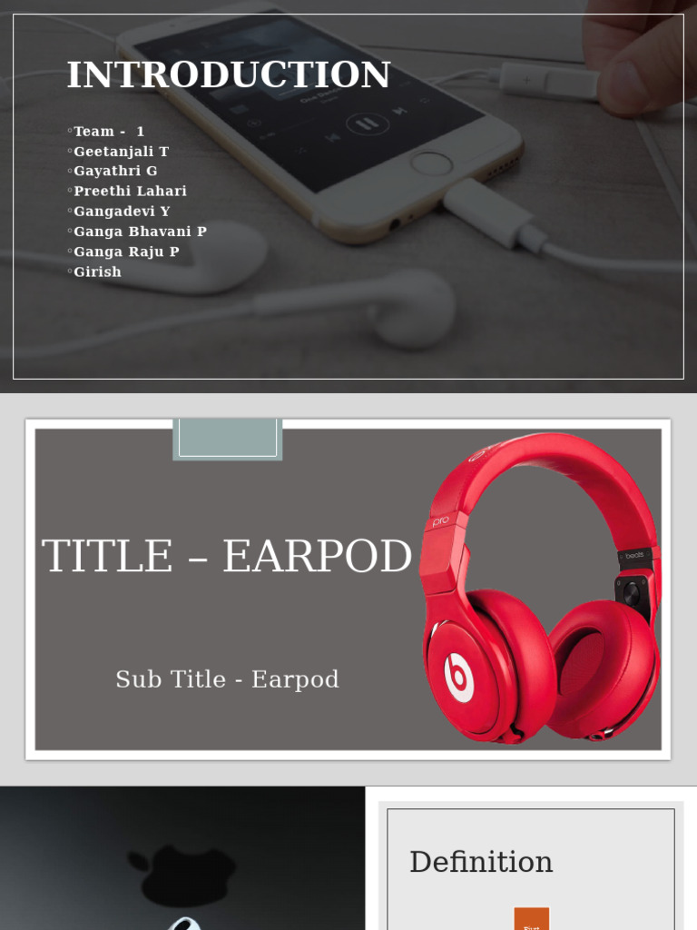 Earpod Features and Innovations Guide | PDF