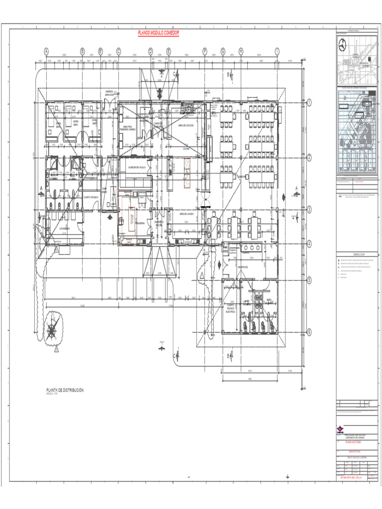 Arq-Comed-002 Plano Acotado Comed - CRG - 01-Model | PDF