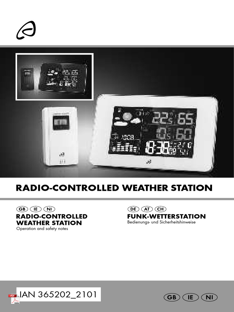 Meteoroloska Stanica Lidl IAN 365 202 201 | PDF | Humidity | Mains ...