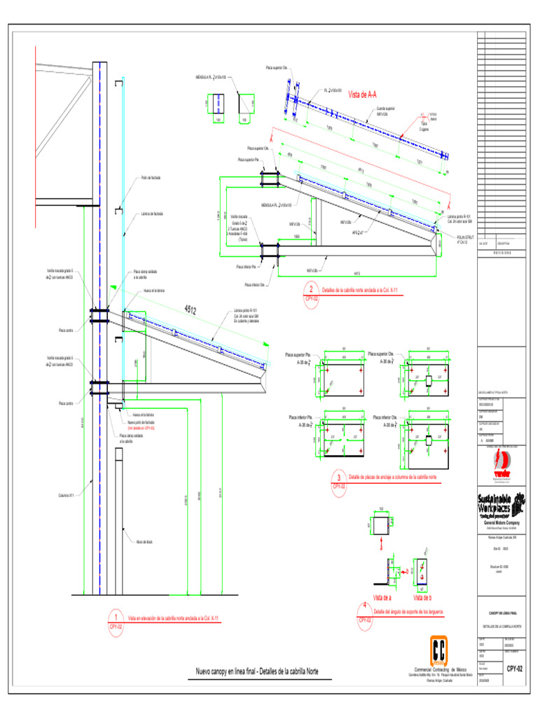 Diseño Del Canopy CPY-02 | PDF